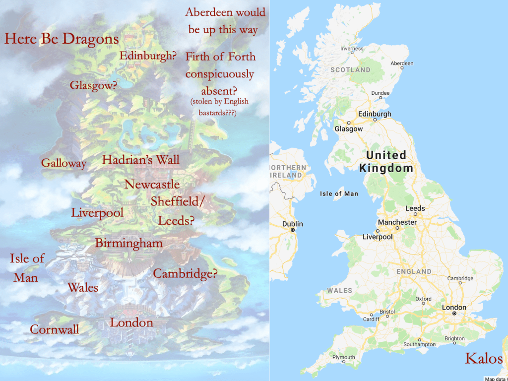 Map of Galar – Pokémaniacal